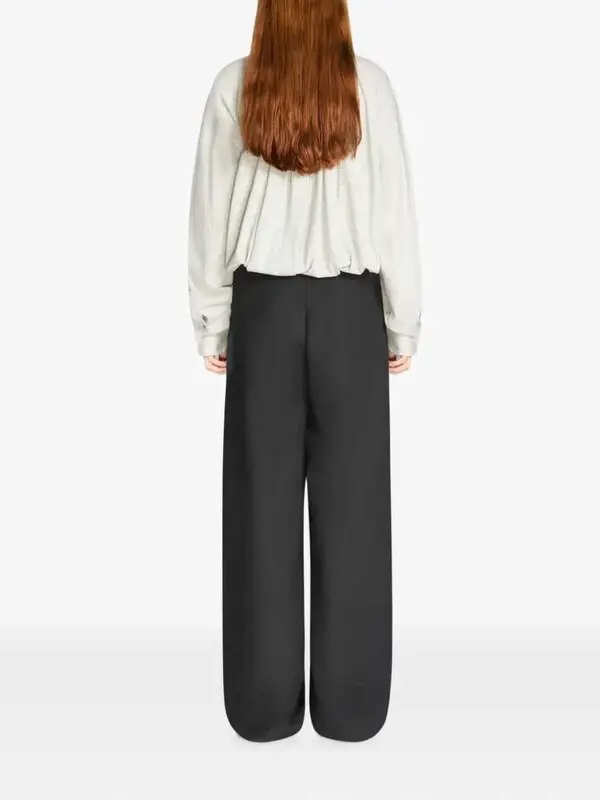 Dries Van Noten Belted Pleated Trousers