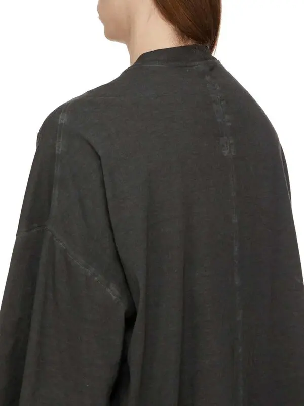 Rick Owens T-shirt Tommy T Faded /silver - Black