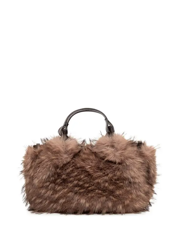 GIANNI CHIARINI Dua Leather Shoulder Bag - Espresso