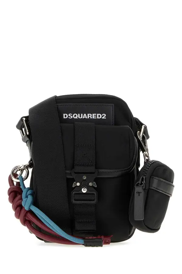 Dsquared2 Mini Crossbody Handbag In Fabric