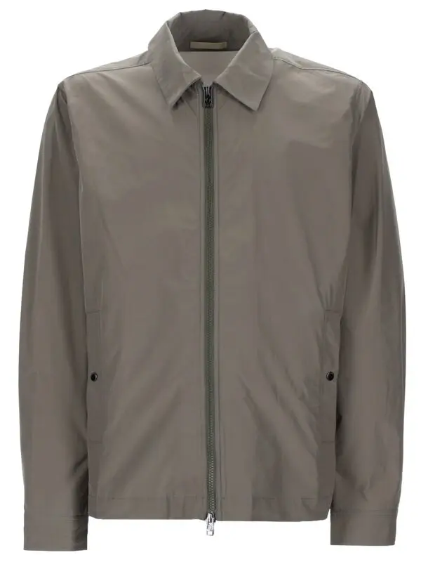 Woolrich Zip Front Shirt Jacket - Dove