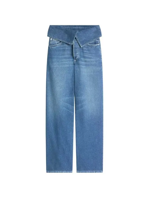 Dries Van Noten Folded-waist Jeans