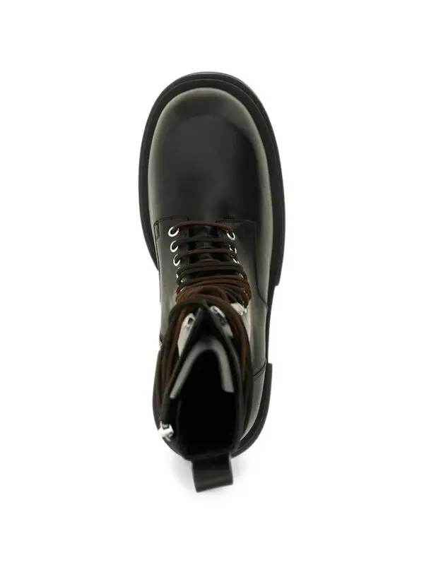 Rick Owens Bogun Lace-up Boots