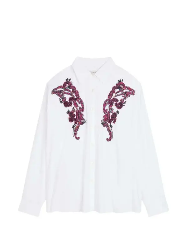 Dries Van Noten Embroidered Cocoon Shirt