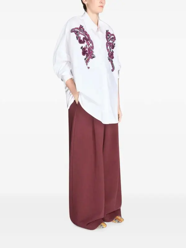 Dries Van Noten Embroidered Cocoon Shirt