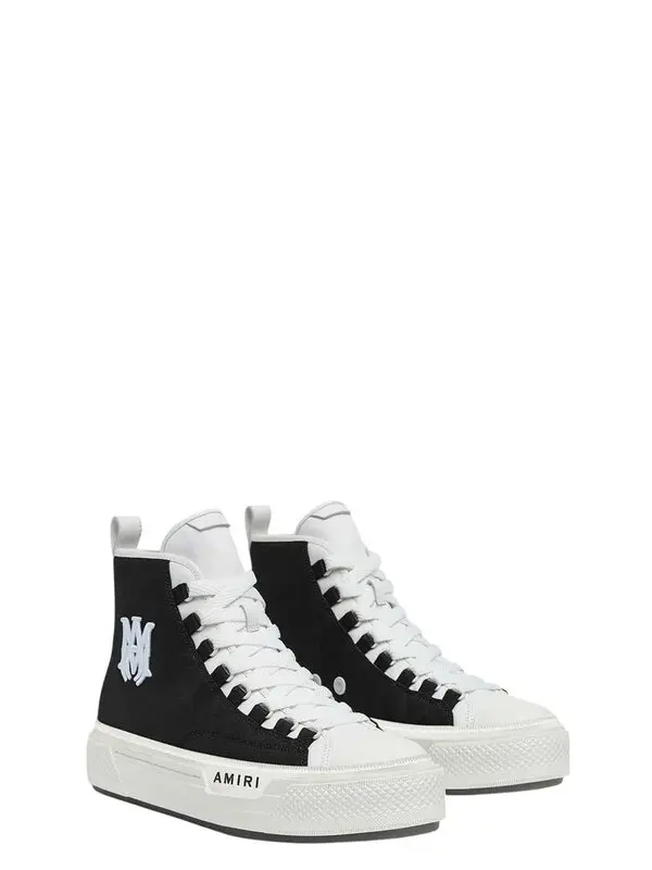 Amiri Ma Court Hi Sneakers - Black