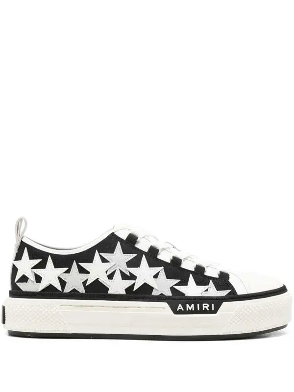 Amiri Star Court Low-top Sneakers - Black