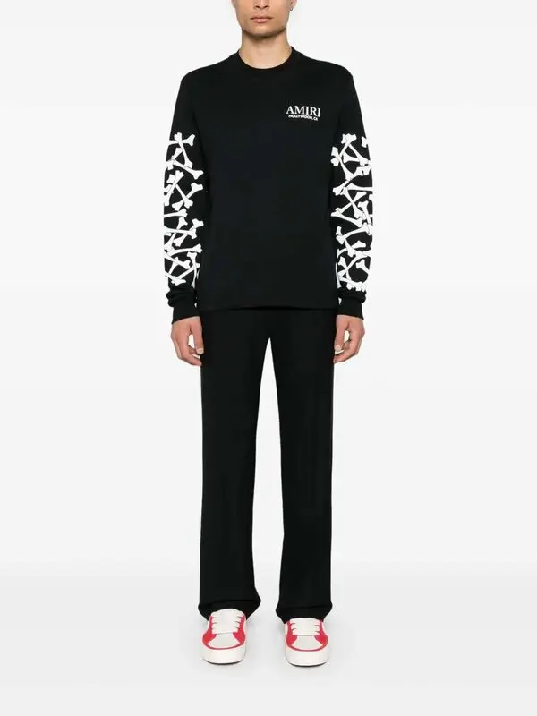 Amiri Stacked Bones Long-sleeve T-shirt