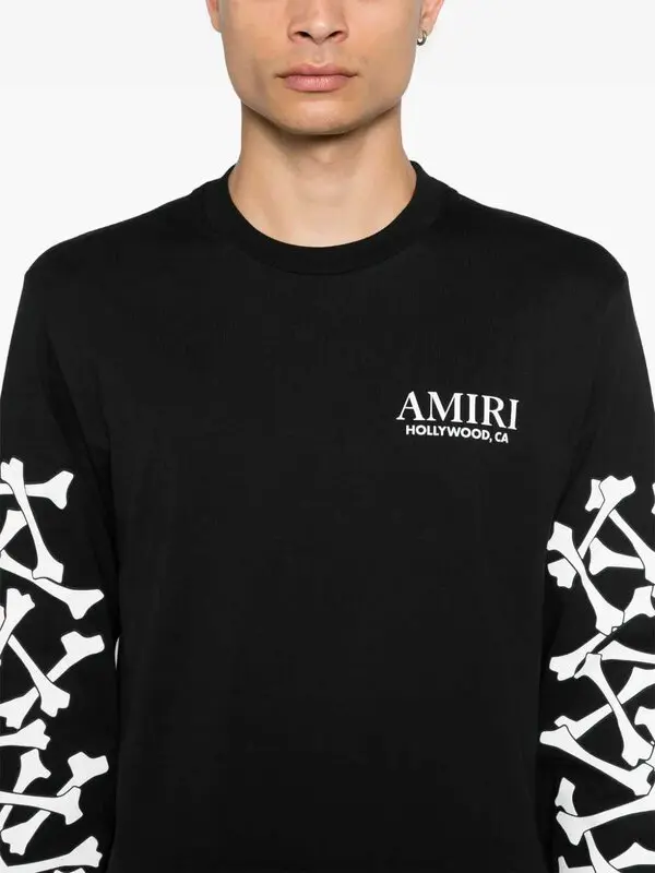 Amiri Stacked Bones Long-sleeve T-shirt
