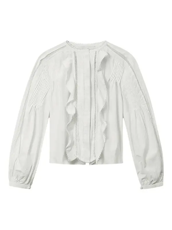 Isabel Marant Étoile Marant Cubraly Ruffled Shirt - White