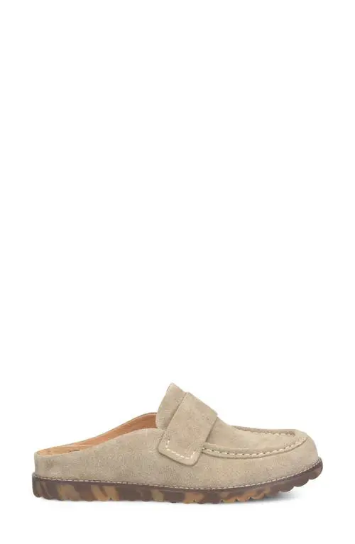 SOFFT Alicia Leather Flat Mule - Light Grey