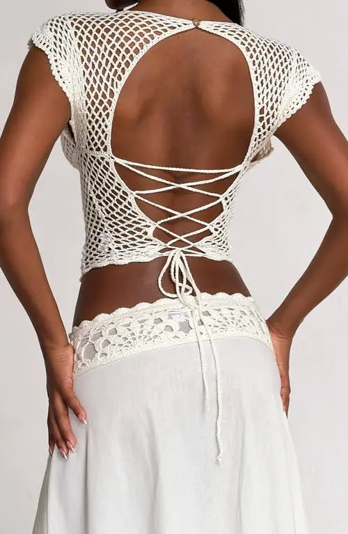 TIGER MIST Sasha Crochet Top