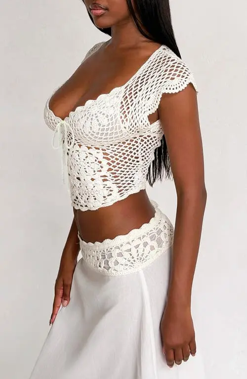 TIGER MIST Sasha Crochet Top