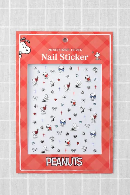 NEVER HAVE I EVER SHOP Snoopy Sweetheartpeanuts Nail Stickers