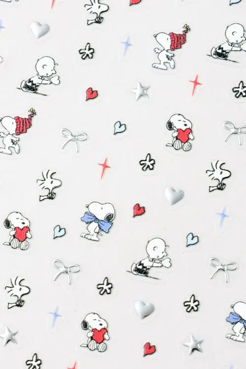 NEVER HAVE I EVER SHOP Snoopy Sweetheartpeanuts Nail Stickers