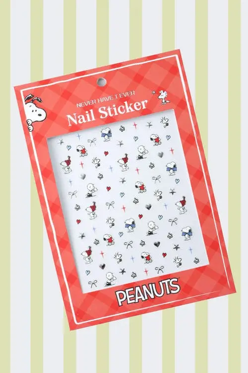 NEVER HAVE I EVER SHOP Snoopy Sweetheartpeanuts Nail Stickers