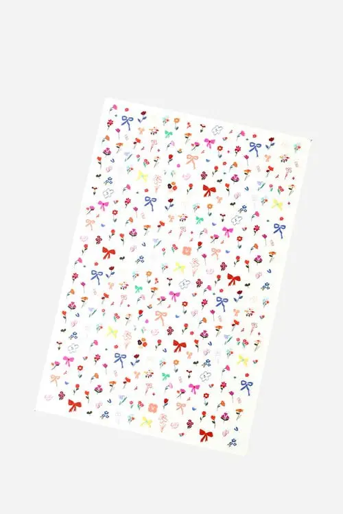 NEVER HAVE I EVER SHOP Nail Sticker Zoe Wodarzflower Pop