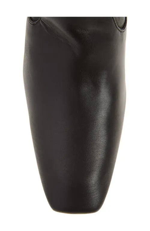 TOTEME Leather Over The Knee Boot - Bark