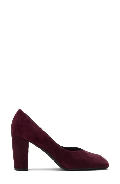 Jeffrey Campbell Cloche Pump - Wine Suede