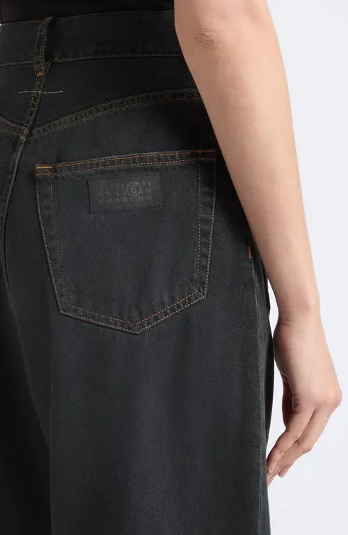 MAISON MARGIELA Wide Leg High Waist Jeans