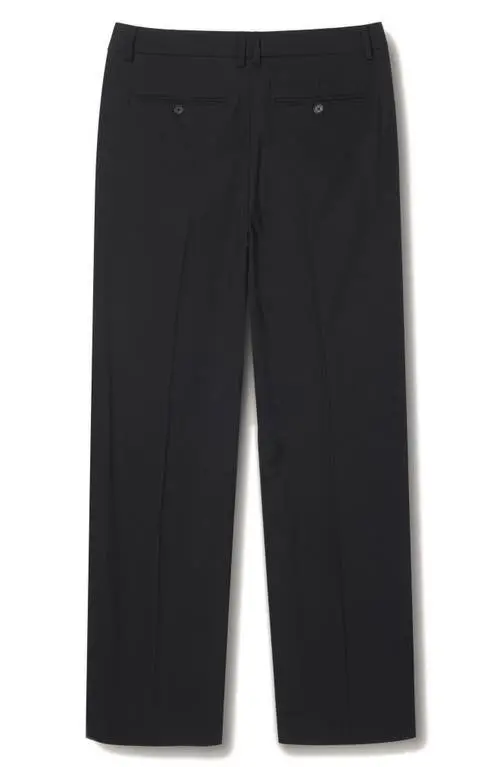DUNST Pleated Semi Wide Slacks