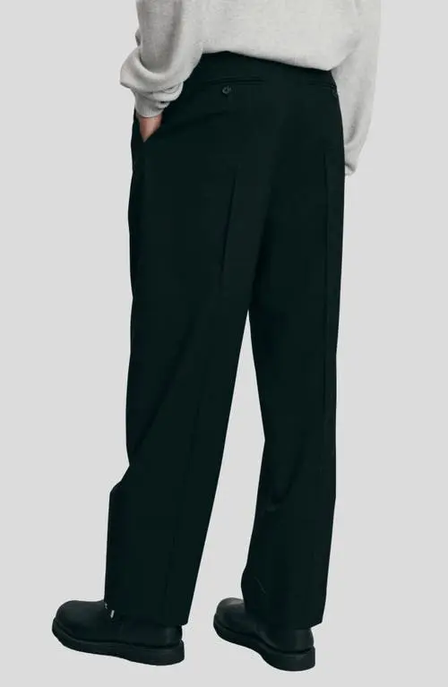 DUNST Pleated Semi Wide Slacks