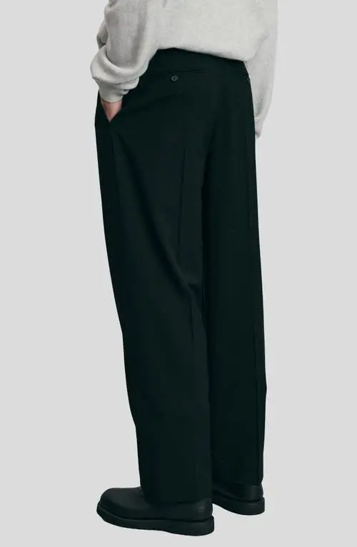 DUNST Pleated Semi Wide Slacks