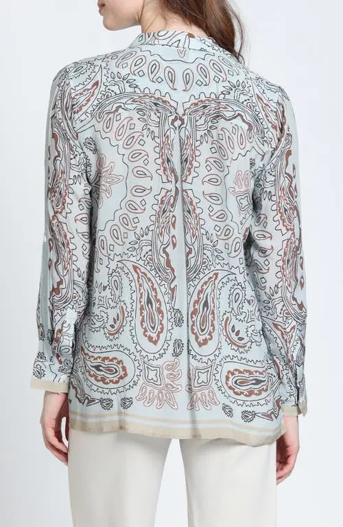 APNY Print Roll-tab Sleeve Shirt