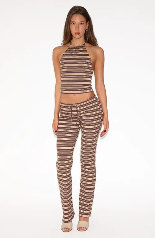 TIGER MIST Dillon 2.0 Striped Low Waist Pants