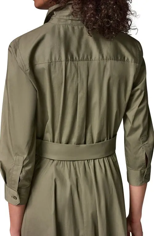 Donna Karan New York Poplin Tie Front Shirtdress