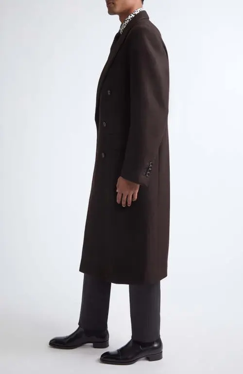 TOM FORD Soft Wool Double Breasted Overcoat