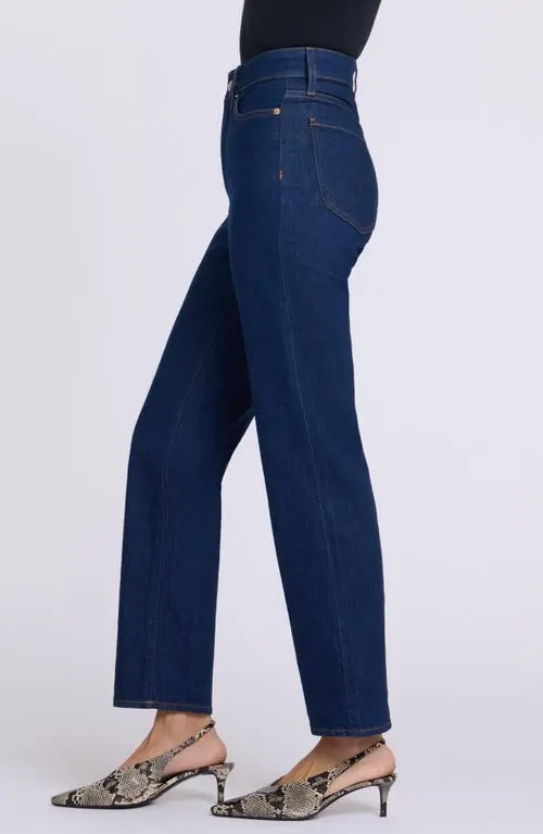 NYDJ Kasey High Waist Ankle Stovepipe Jeans - Rinse