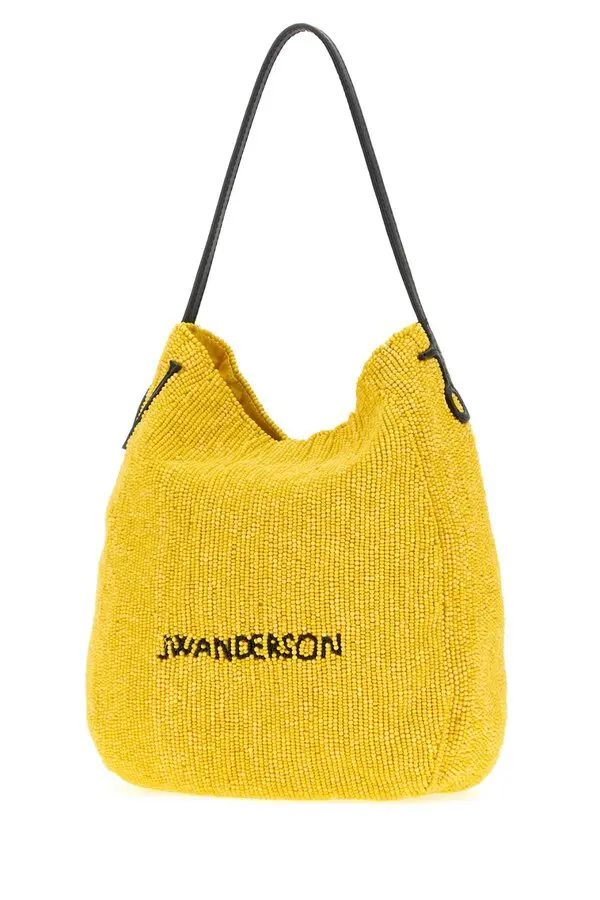JW Anderson Embellished Fabric Small Bulb Bucket Bag
