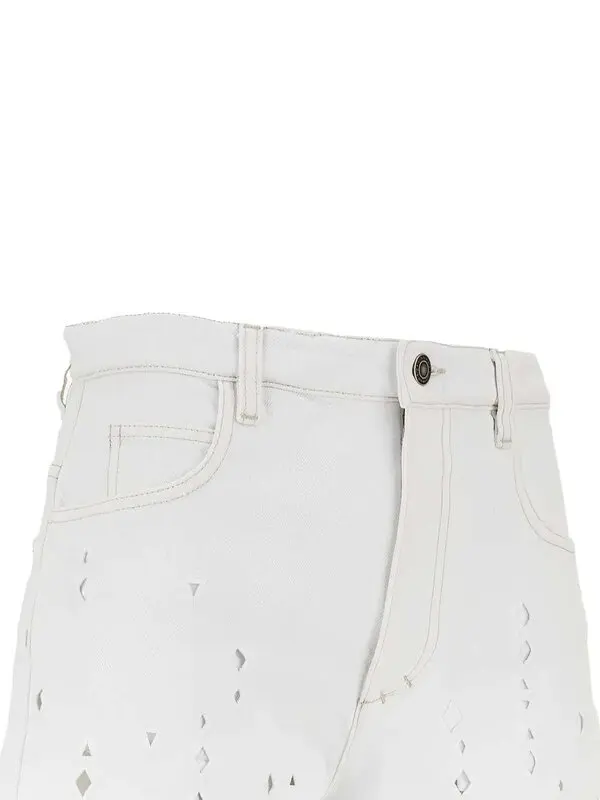Isabel Marant Étoile Marant Shorts With Frayed Hem And Cutouts