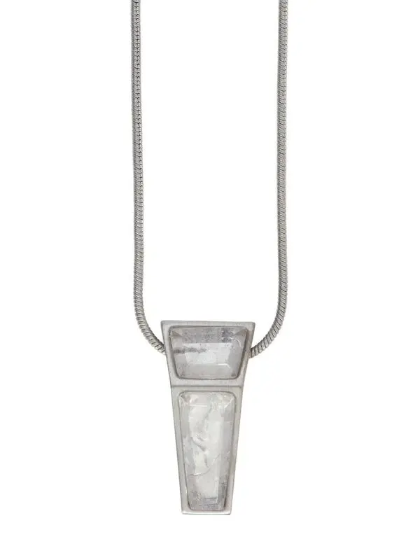Rick Owens Mini Trunk-shaped Charm With Crystals