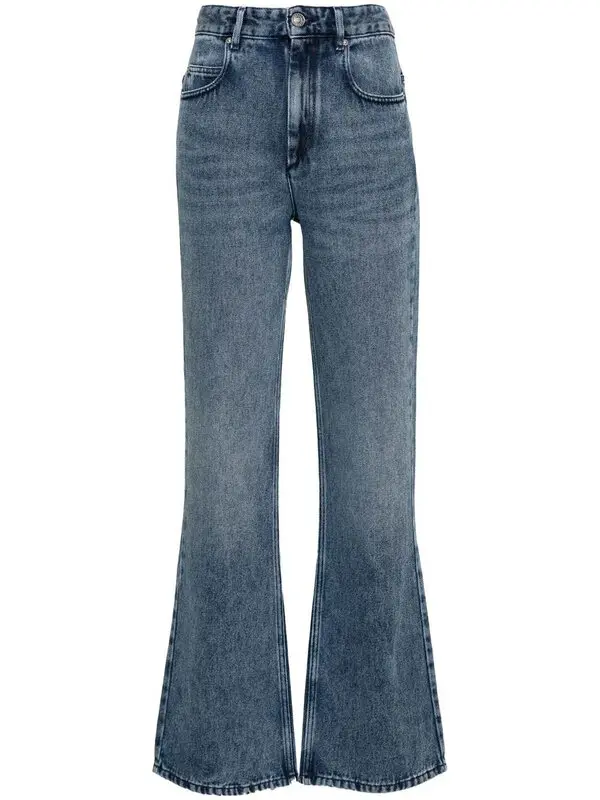 Isabel Marant Étoile Marant Belvira Flared High-waisted Jeans
