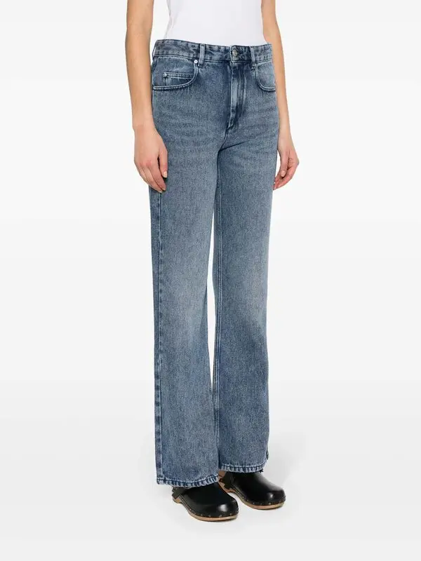Isabel Marant Étoile Marant Belvira Flared High-waisted Jeans