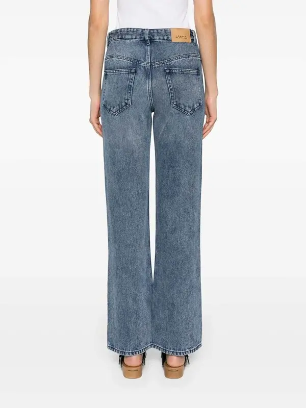 Isabel Marant Étoile Marant Belvira Flared High-waisted Jeans