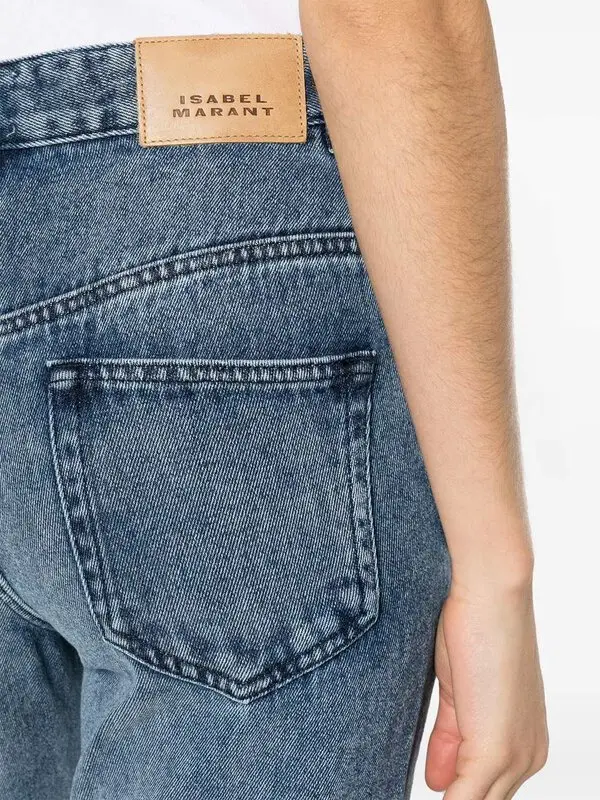Isabel Marant Étoile Marant Belvira Flared High-waisted Jeans