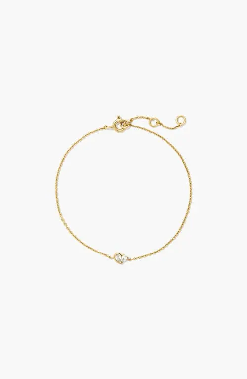 Mejuri Two Of Hearts Bracelet - Gold