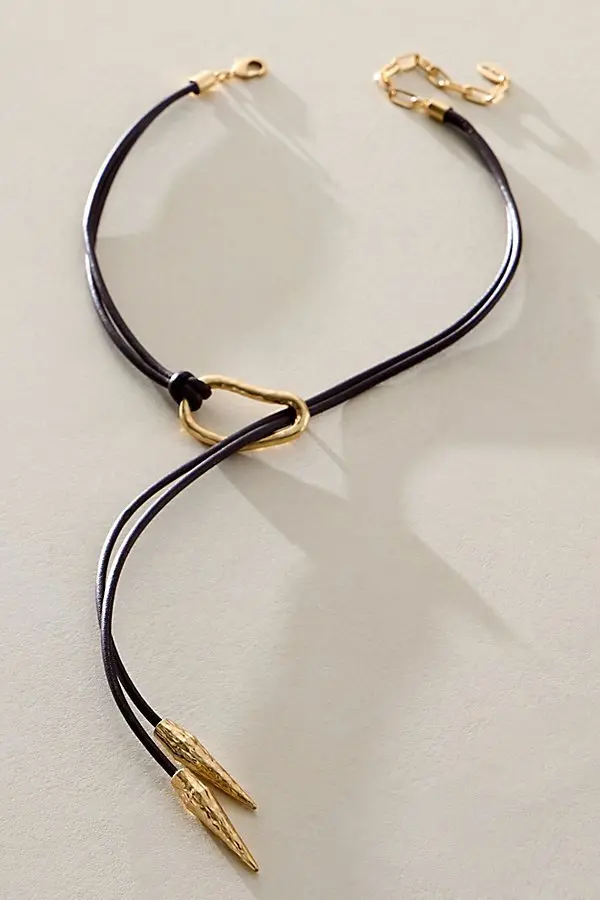 Free People Lillith Lariat Necklace - Gold