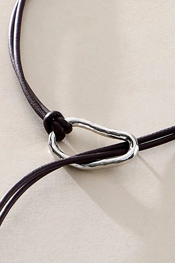 Free People Lillith Lariat Necklace - Silver