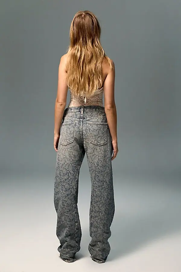 Free People We The Free Fable Jacquard Twisted Jeans