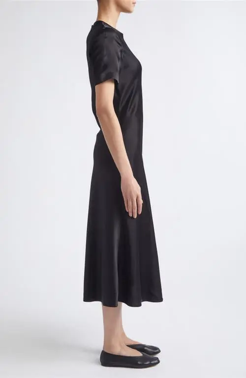 FFORME Akriti Short Sleeve Bias Dress - Black