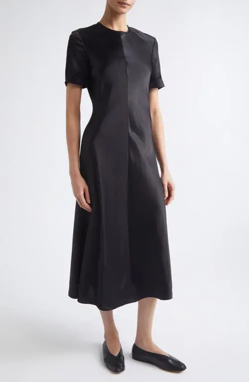 FFORME Akriti Short Sleeve Bias Dress - Black