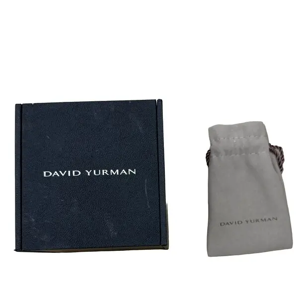 David Yurman Sterling Silver Topaz And Diamond Chatelaine Ring