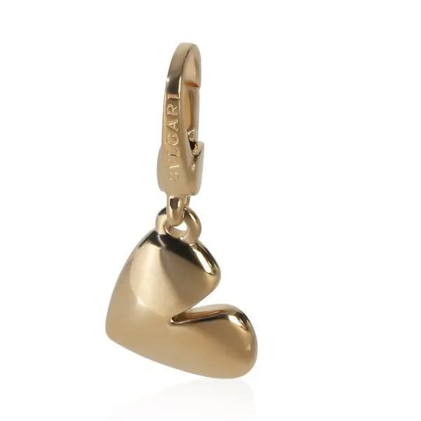 BVLGARI Yellow Gold Cuore Heart Charm - Yellow_gold