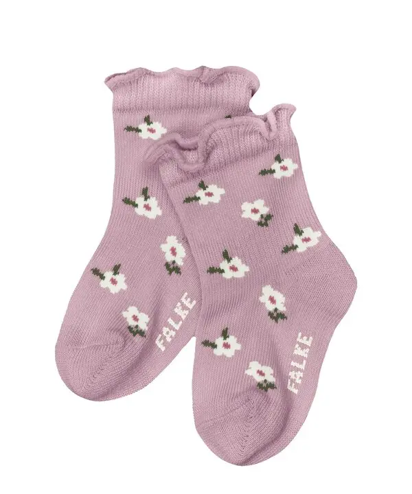 Falke Little Ditsy Flowers Babies Socks - Rose