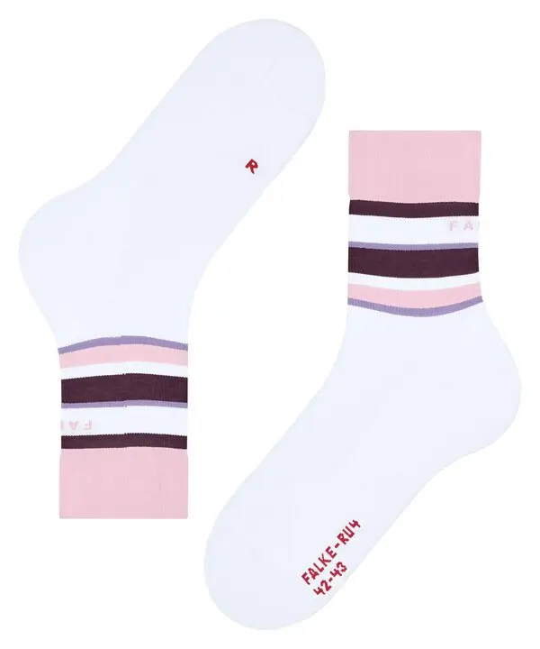 Falke Ru4 Endurance Compression Running Socks - White