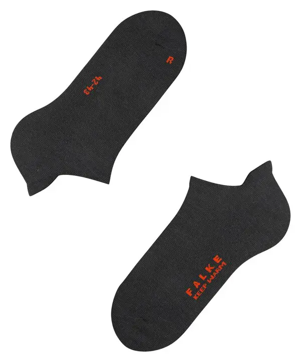Falke Keep Warm Ankle Socks - Grey